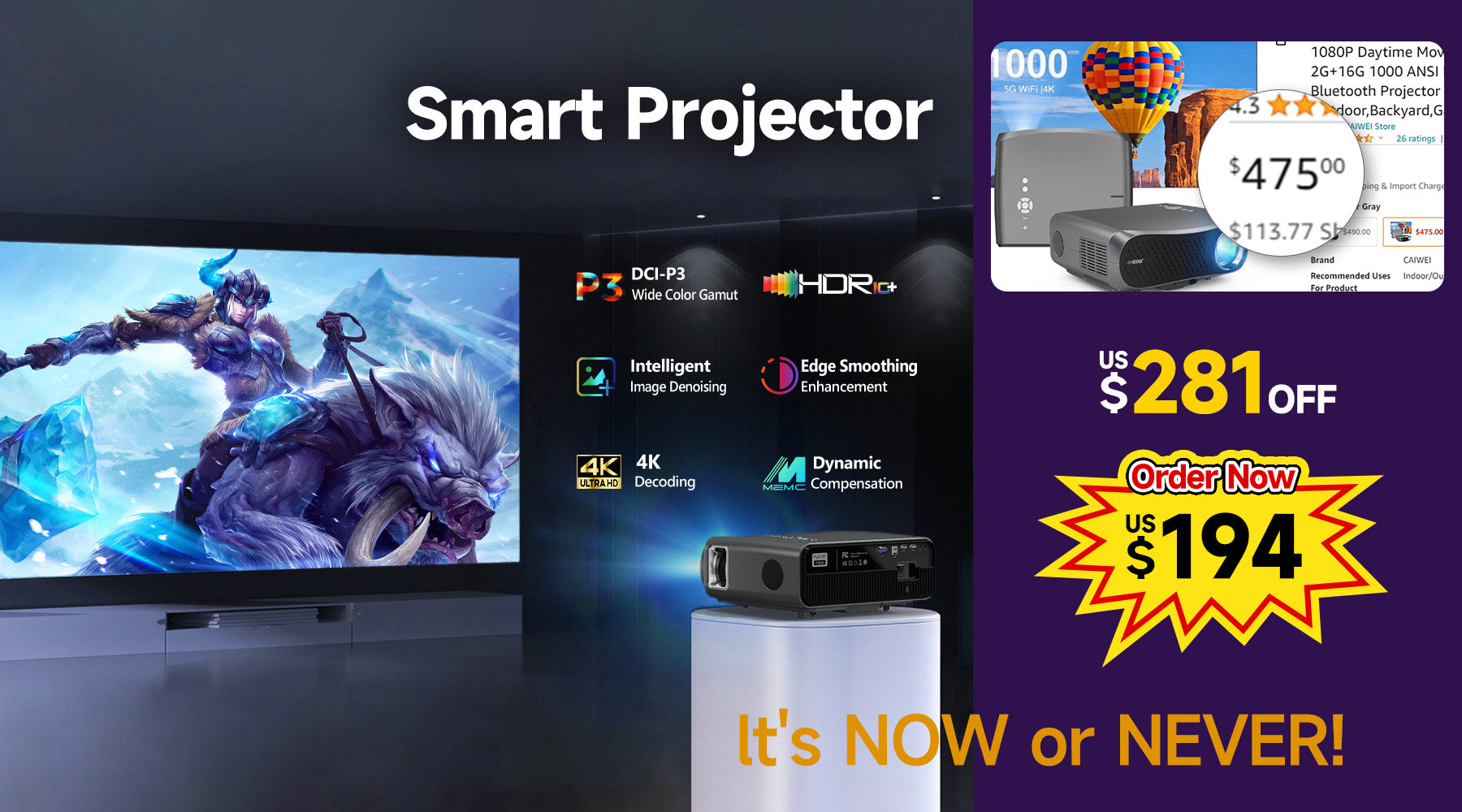 CAIWEI Home Theater Projector, Slow Masticating Juicer – CAIWEISHOP